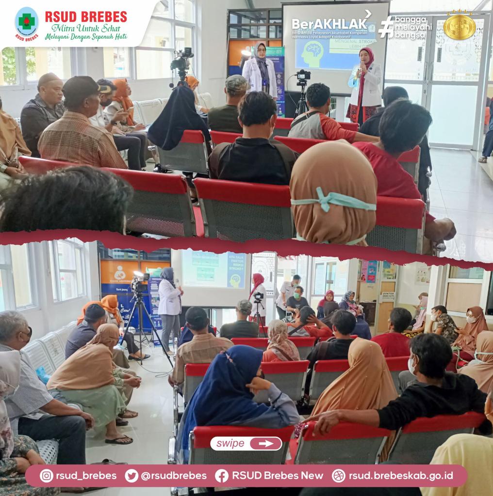 MOMEN HARI STROKE SEDUNIA, DOKTER SPESIALIS SARAF INGATKAN BAHAYA STROKE - RSUD Brebes