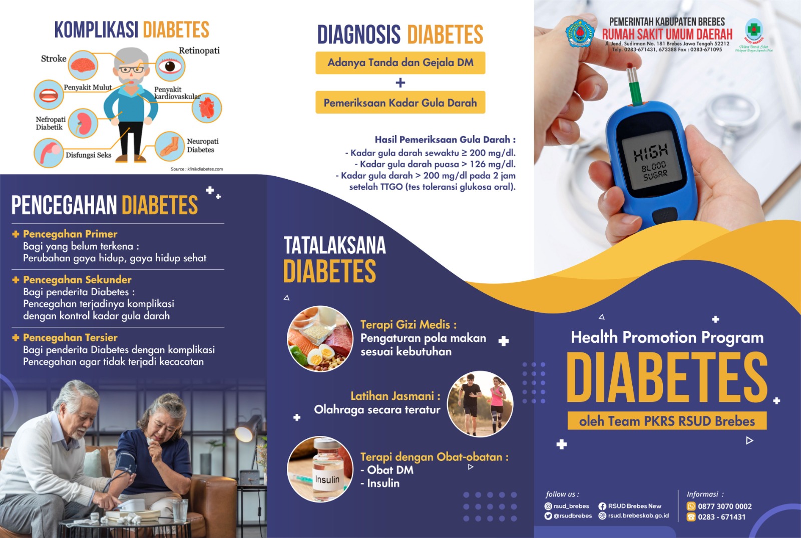 Leaflet Kenali dan Cegah Diabetes - RSUD Brebes