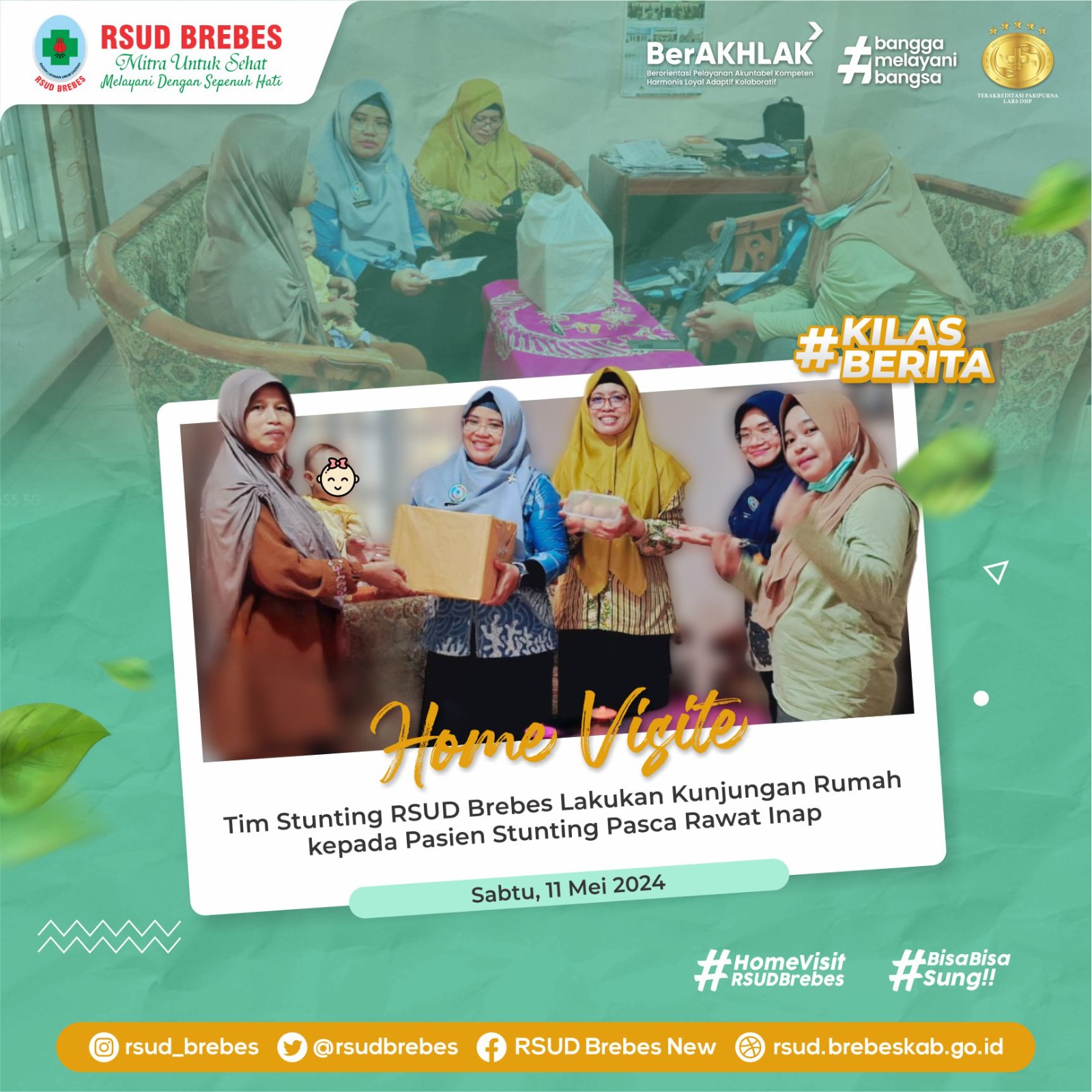 Home Visite Tim Stunting Kepada Pasien Stunting Pasca Rawat Inap - RSUD ...