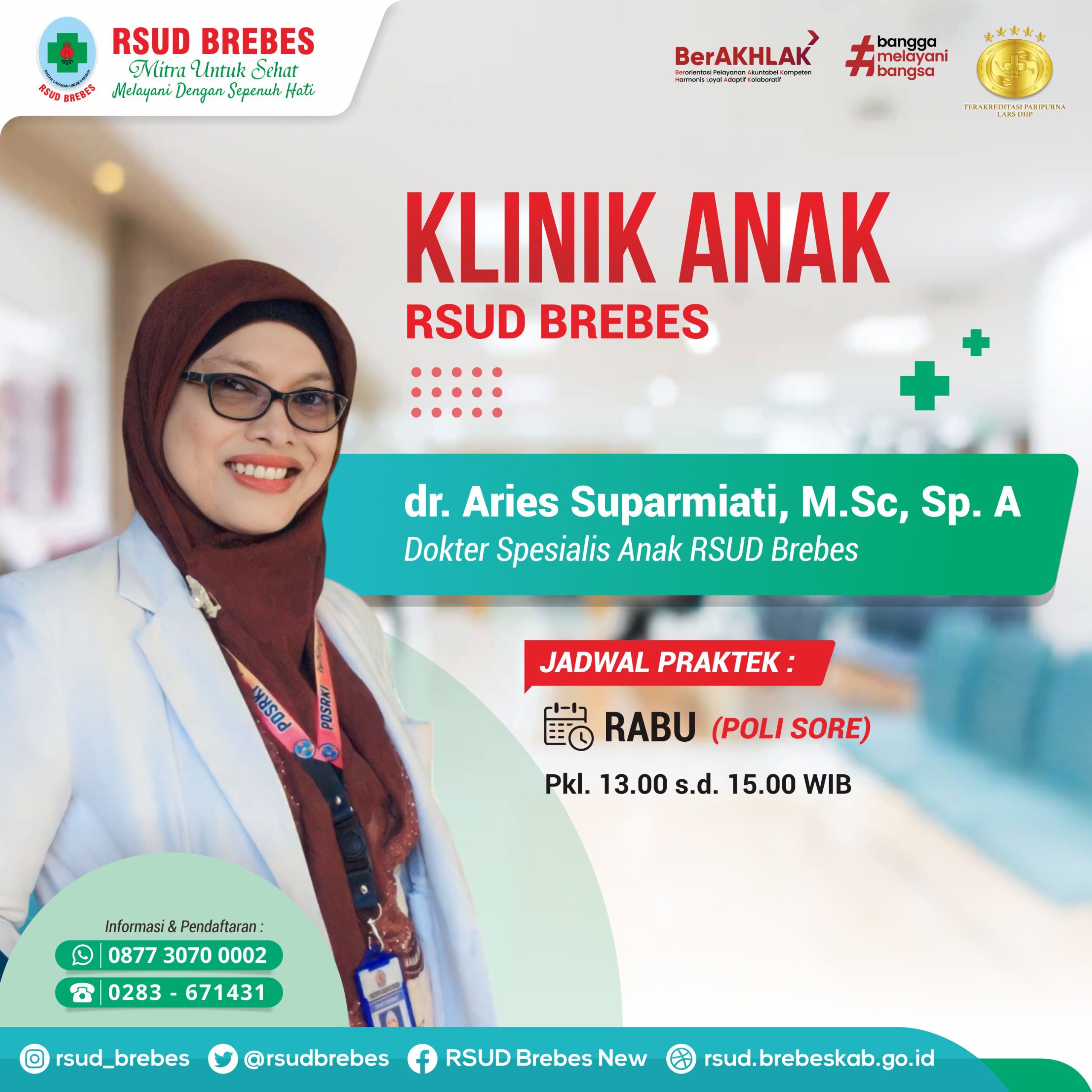 dr. Aries Suparmiati, M.Sc,Sp.A - RSUD Brebes