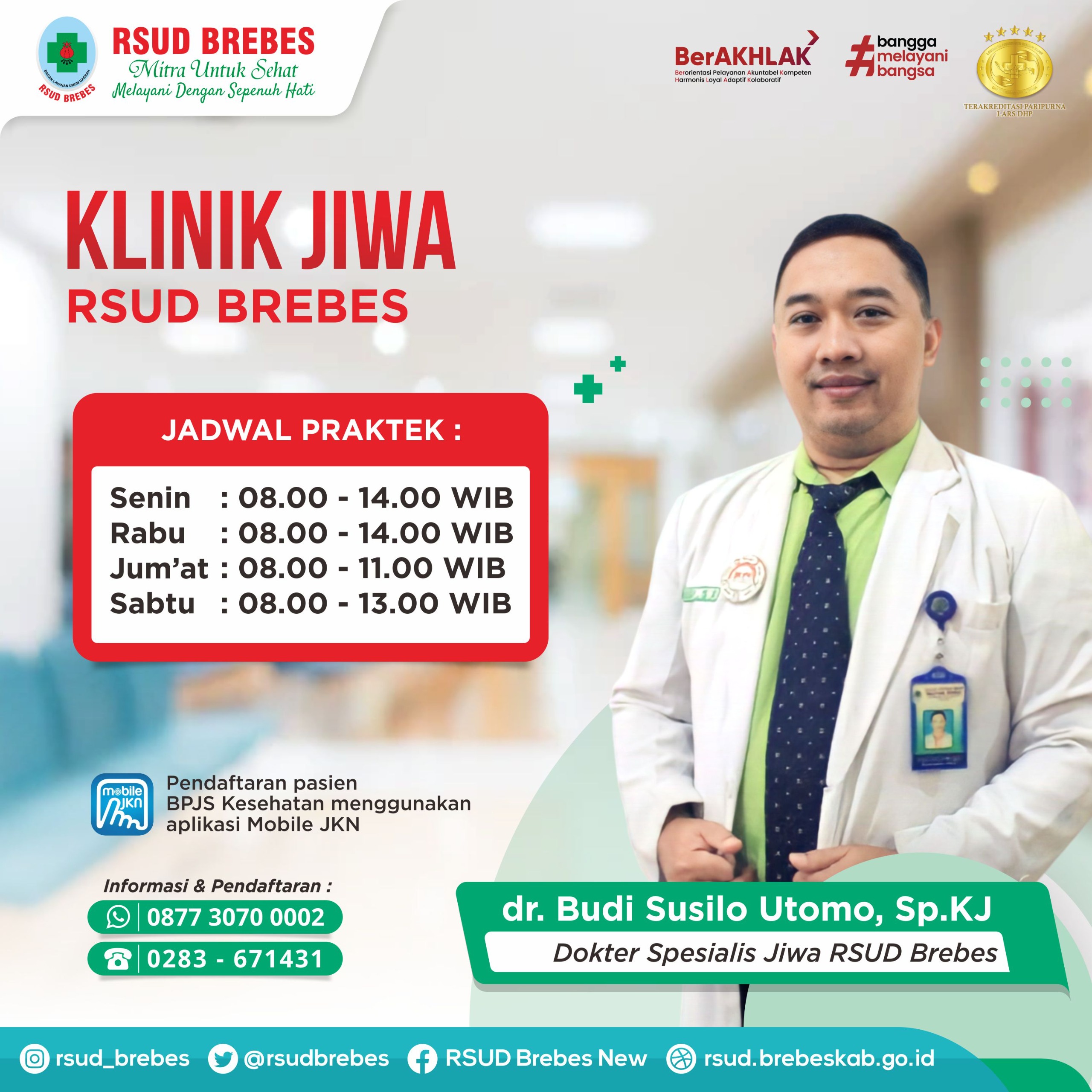 dr. Budi Susilo, Sp.KJ - RSUD Brebes