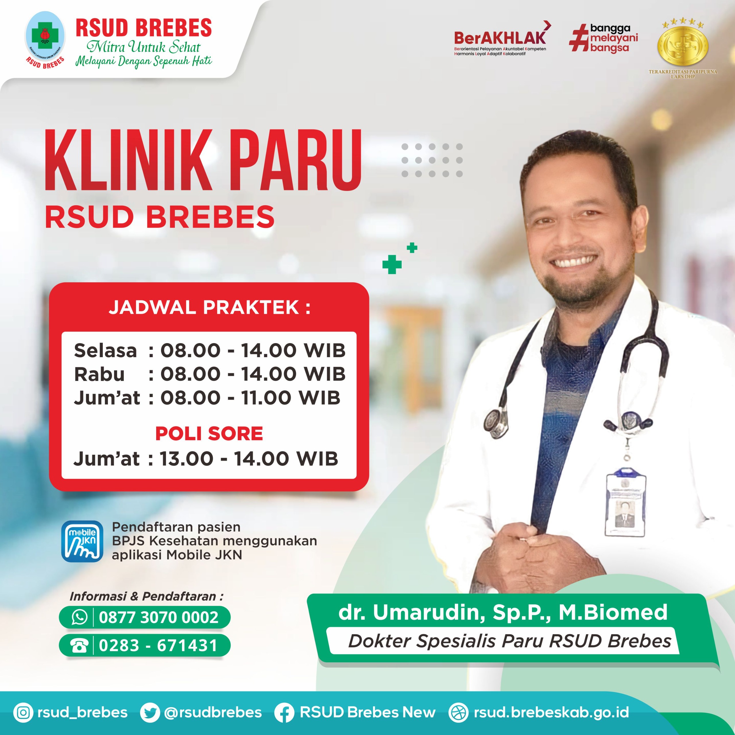 dr. Umarudin, Sp.P - RSUD Brebes