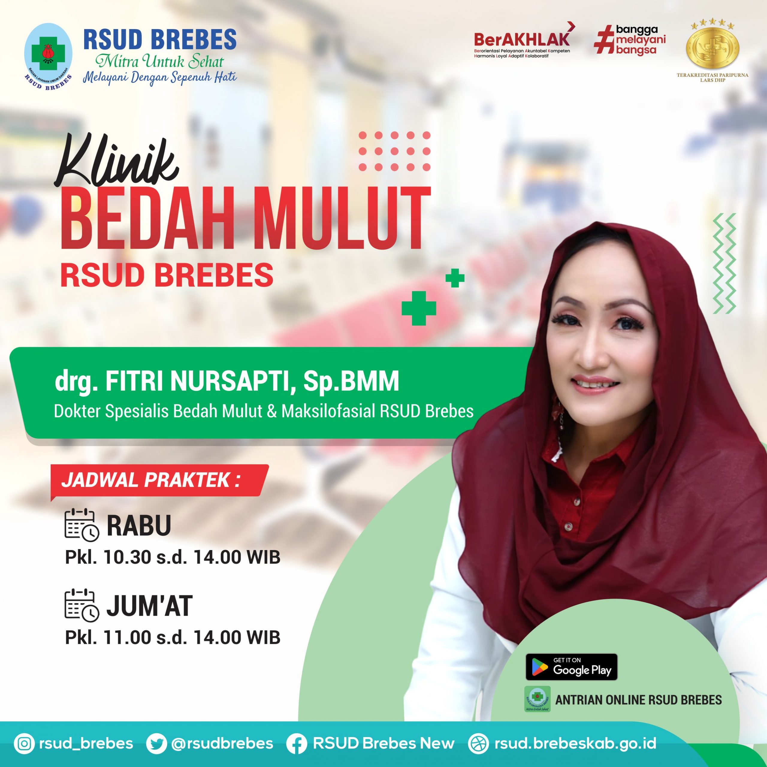 drg. Fitri Nursapti, Sp.BMM - RSUD Brebes