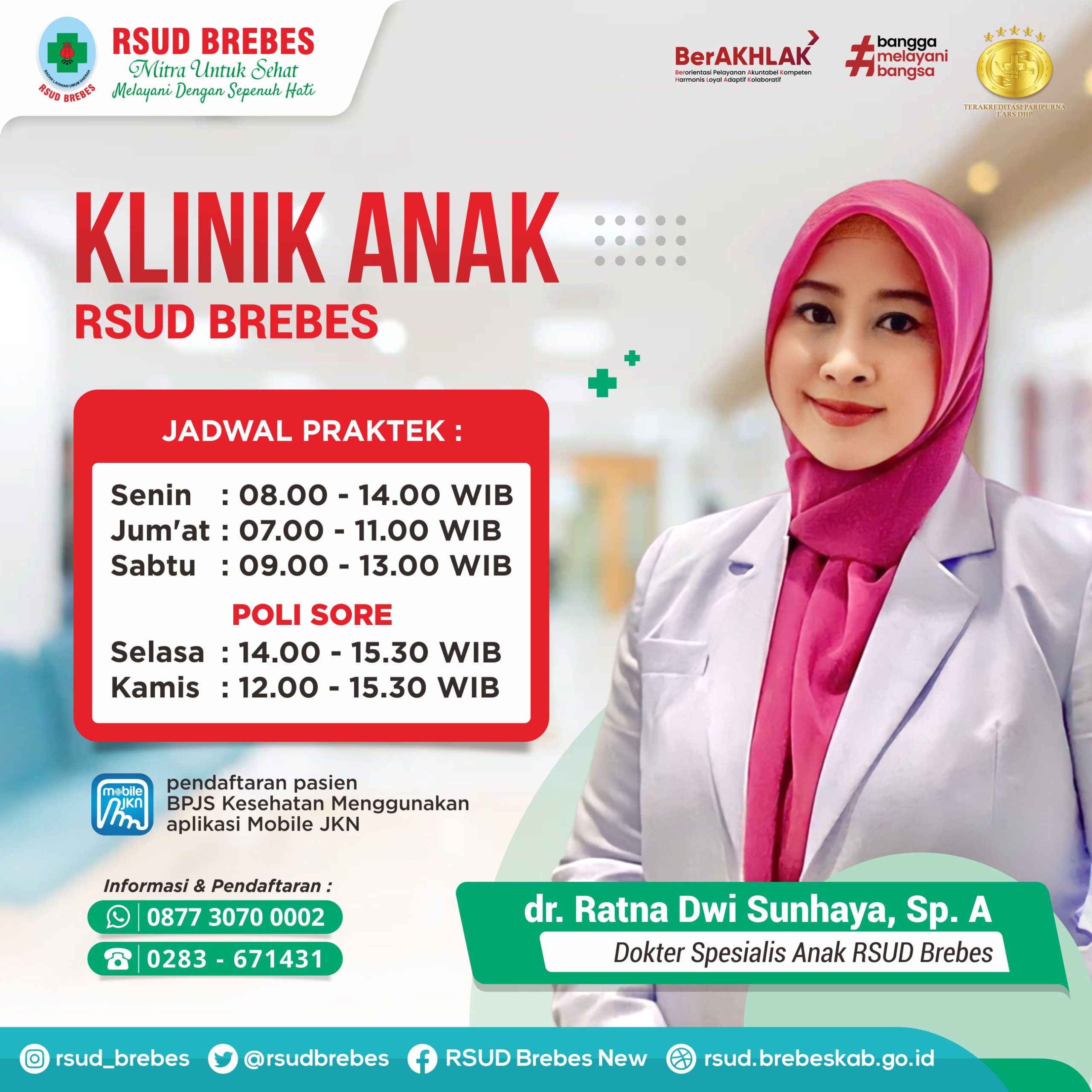 dr. Ratna Dwi Sunhaya, Sp. A - RSUD Brebes