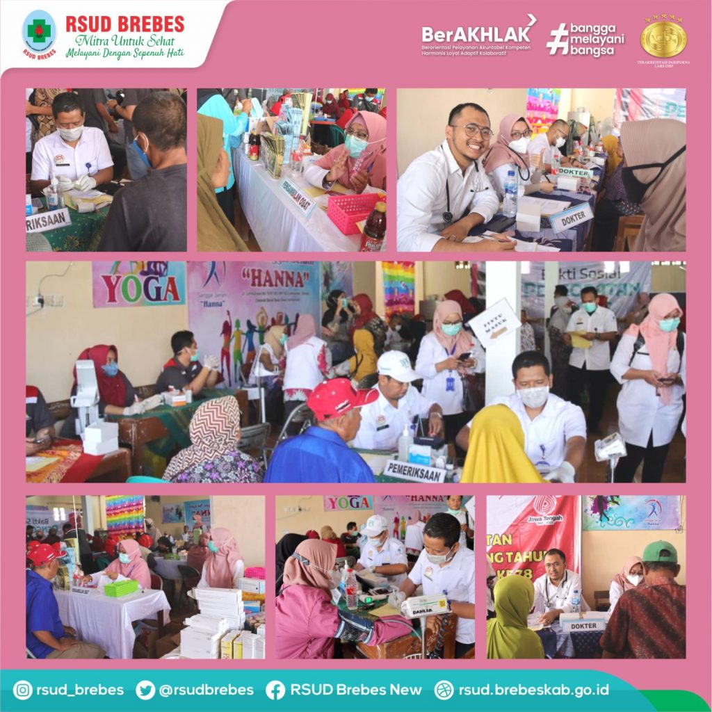 HARI 1 - PELAYANAN KESEHATAN GRATIS HARI JADI PROVINSI JATENG KE-78 - RSUD Brebes