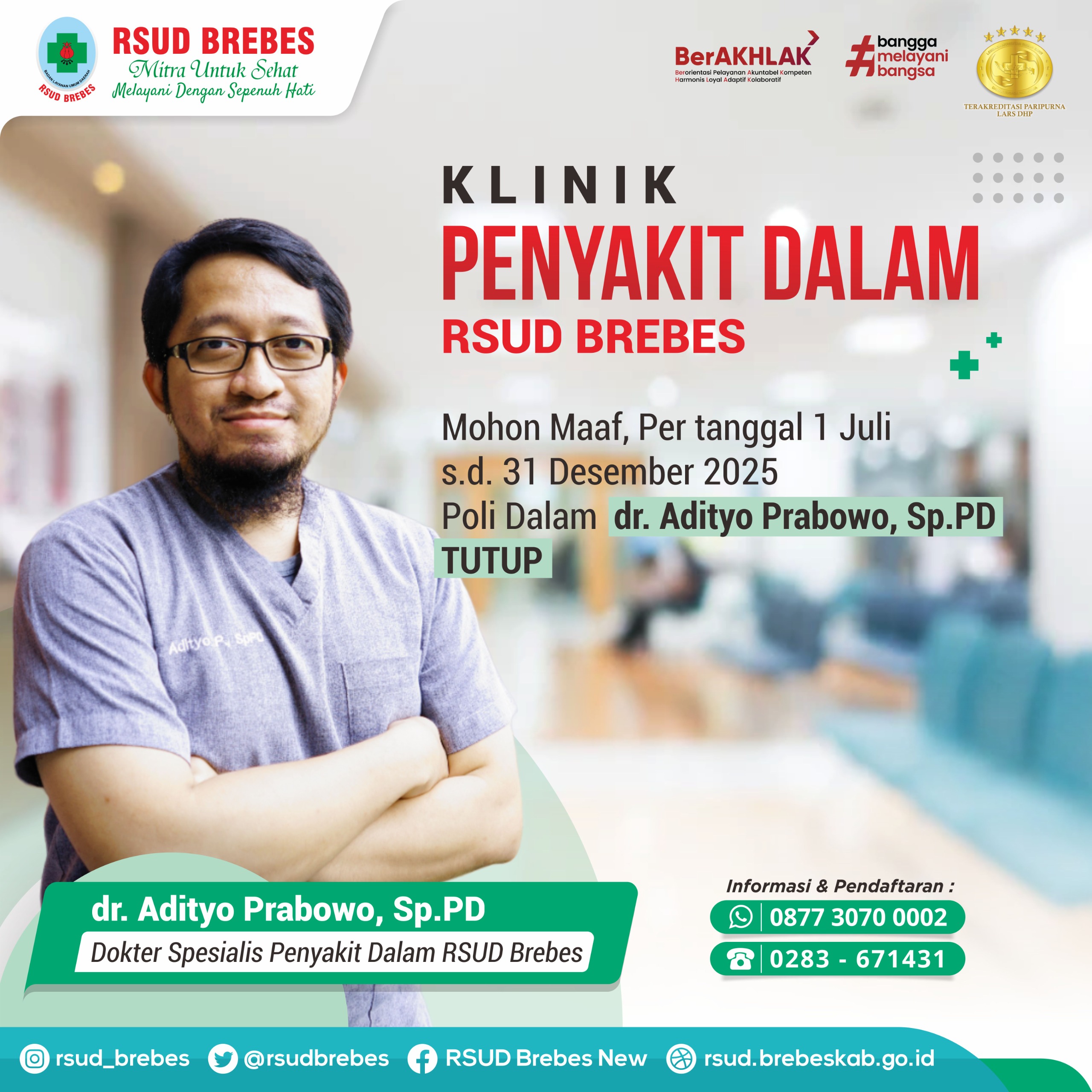 dr. Adityo Prabowo, Sp.PD - RSUD Brebes