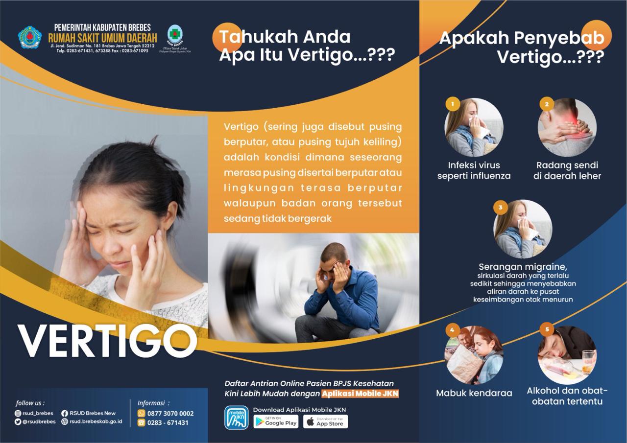 Leaflet Tanda dan Gejala Vertigo - RSUD Brebes