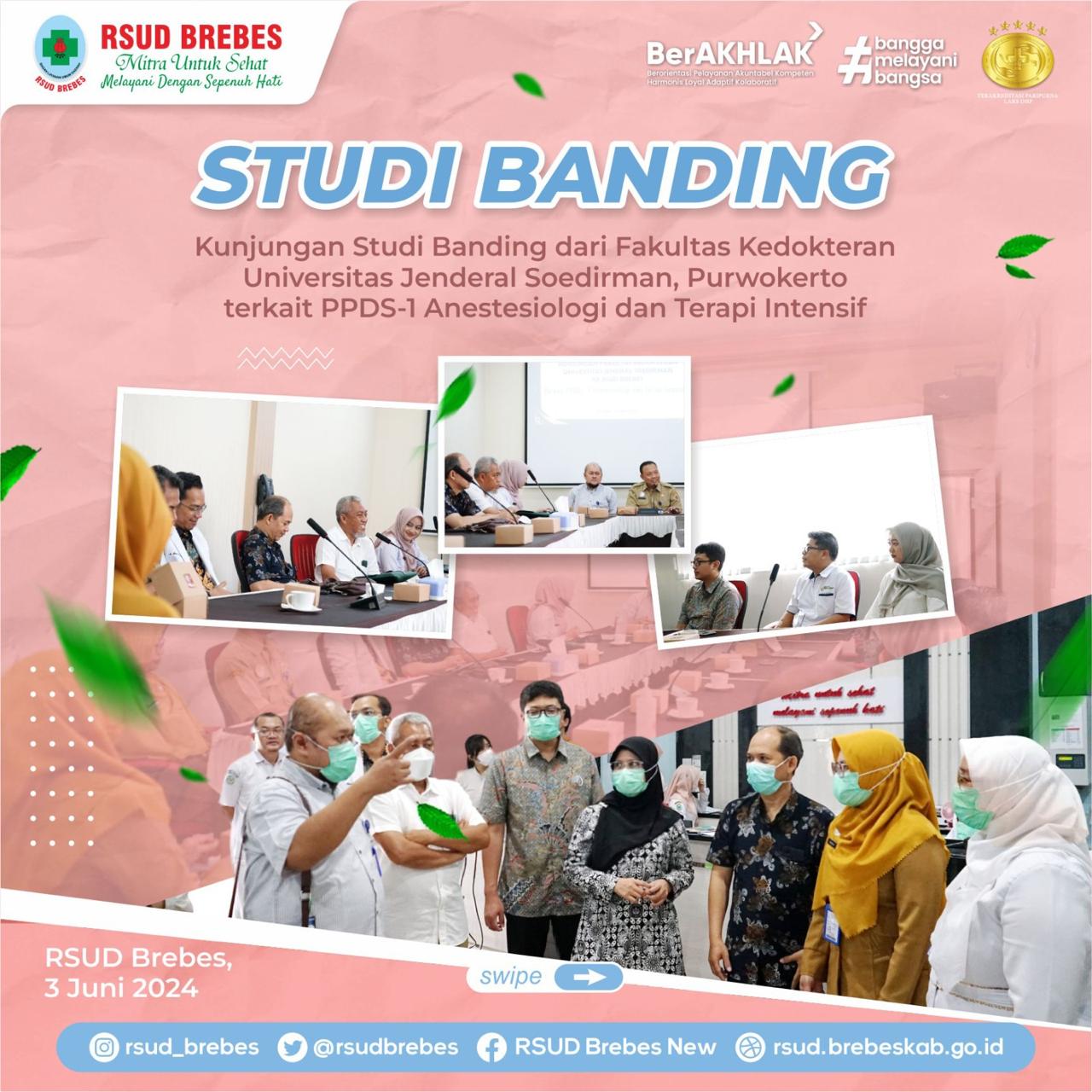 VISITASI PPDS–1 PRODI ANESTHESI FK UNSOED DI RSUD BREBES - RSUD Brebes