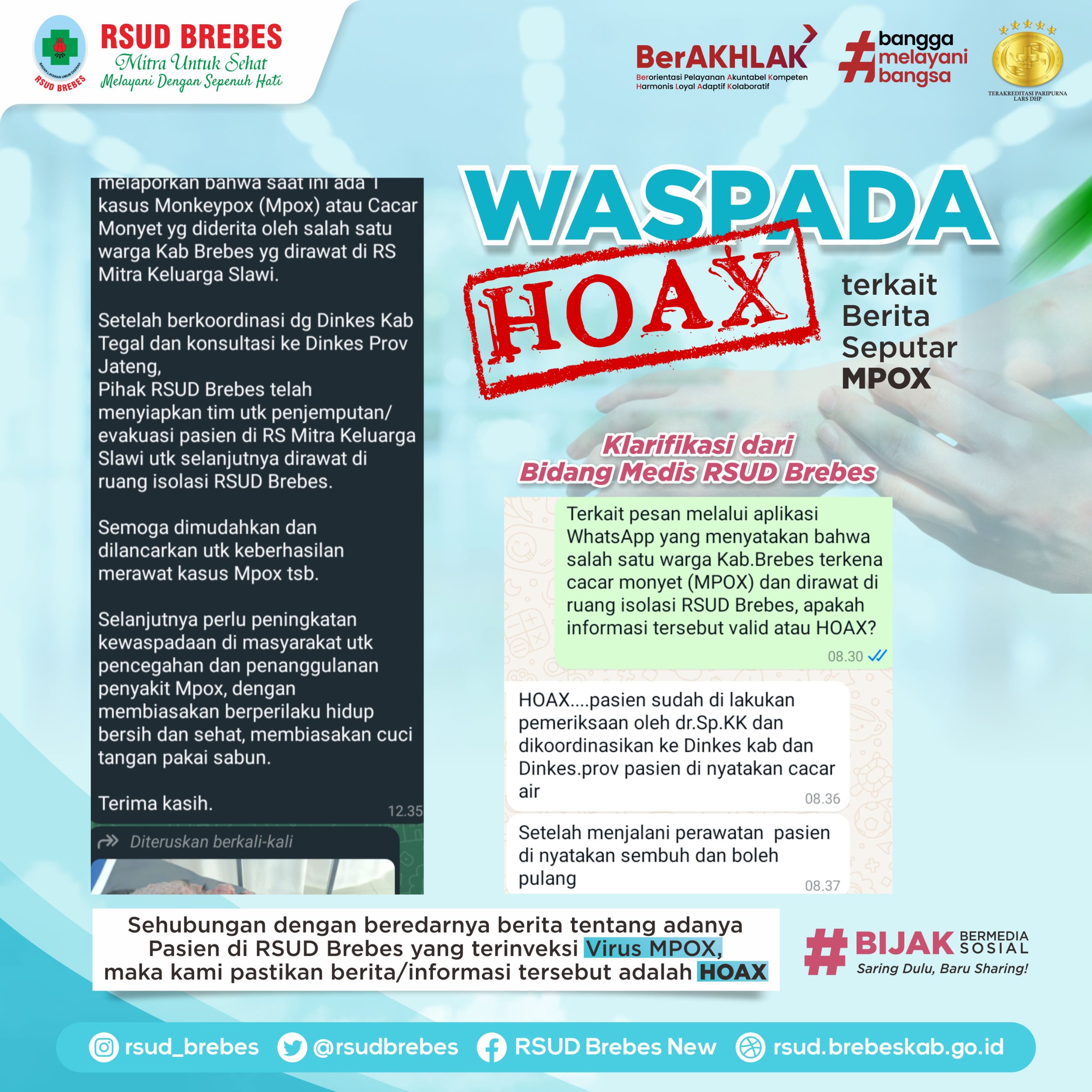 Hoax MPOX - RSUD Brebes