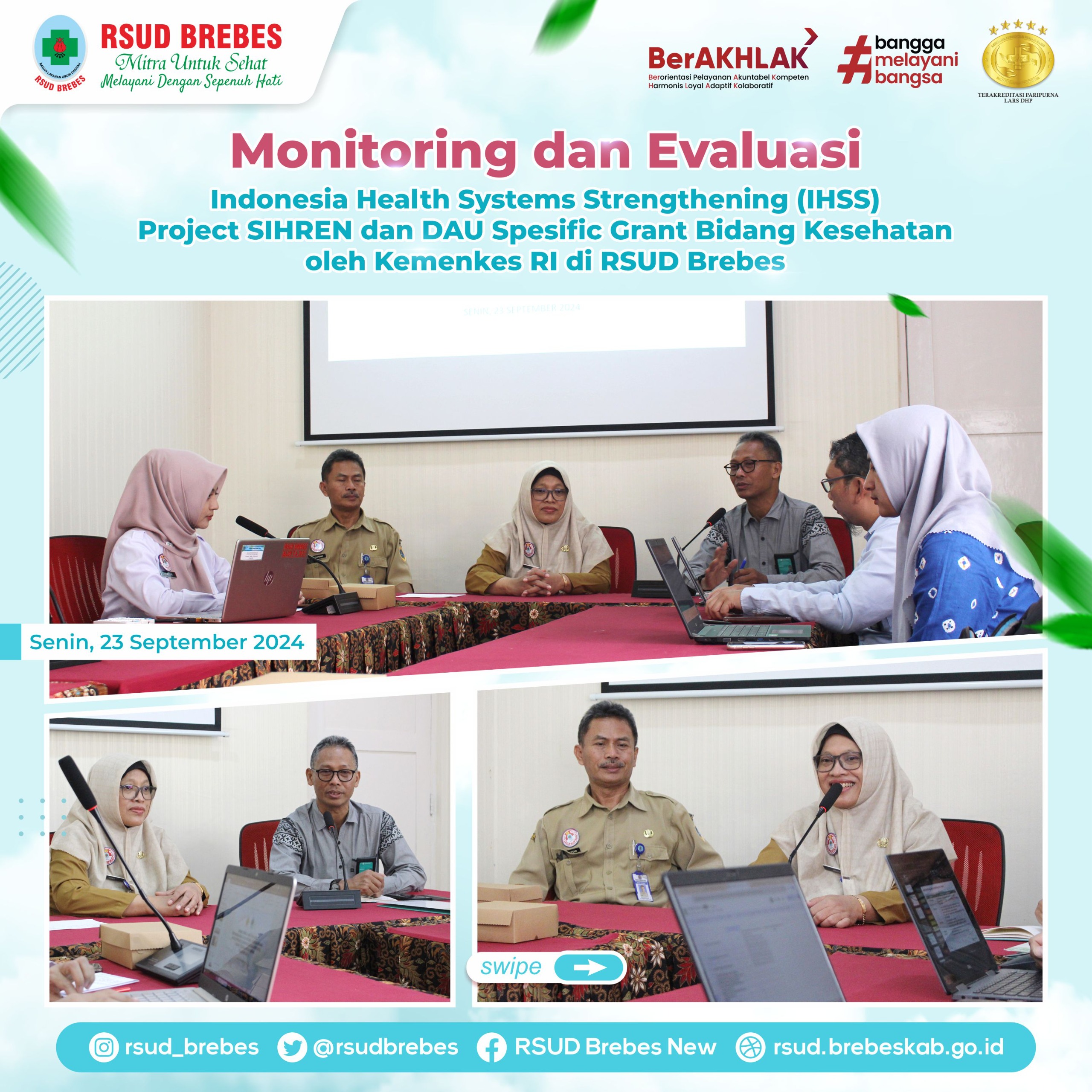 Monitoring dan Evaluasi Project Layanan SIHREN dan DAU Spesific Grant ...