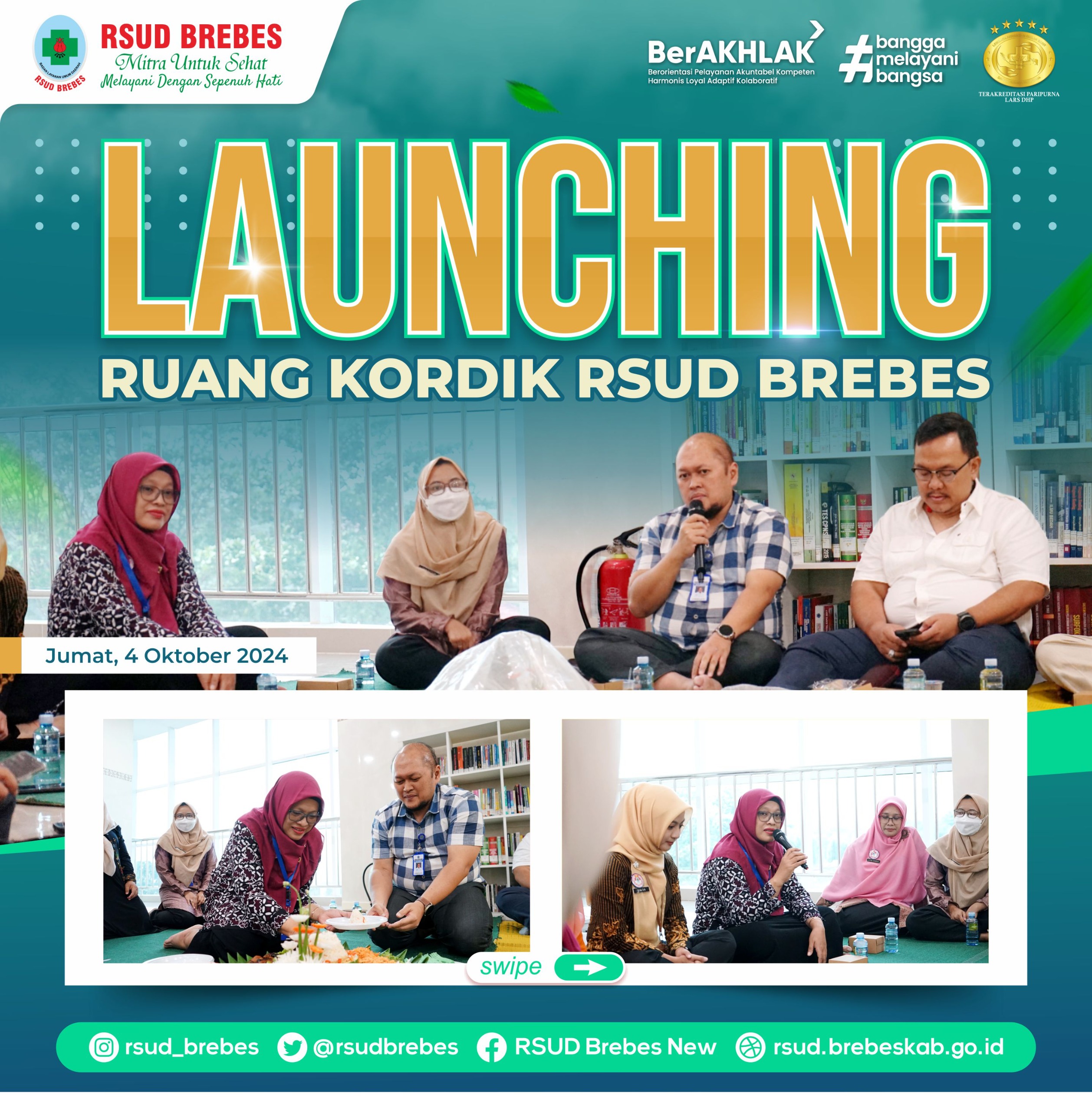 RSUD BREBES RESMIKAN RUANG KORDIK UNTUK TINGKATKAN KUALITAS PELAYANAN KESEHATAN DAN PENDIDIKAN ...