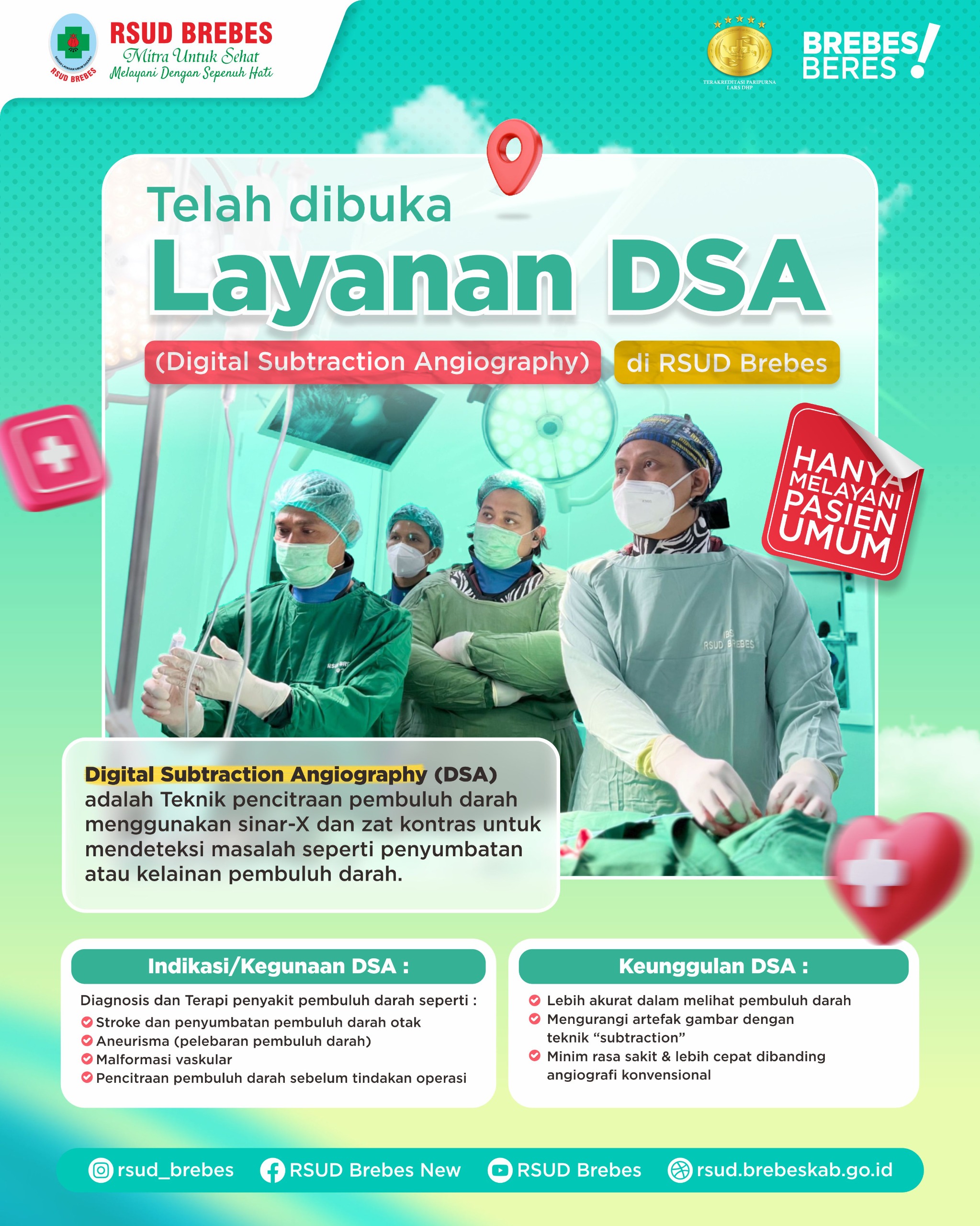 Layanan Digital Subtraction Angiography (DSA) Kini Hadir di RSUD Brebes – Hanya untuk Pasien ...