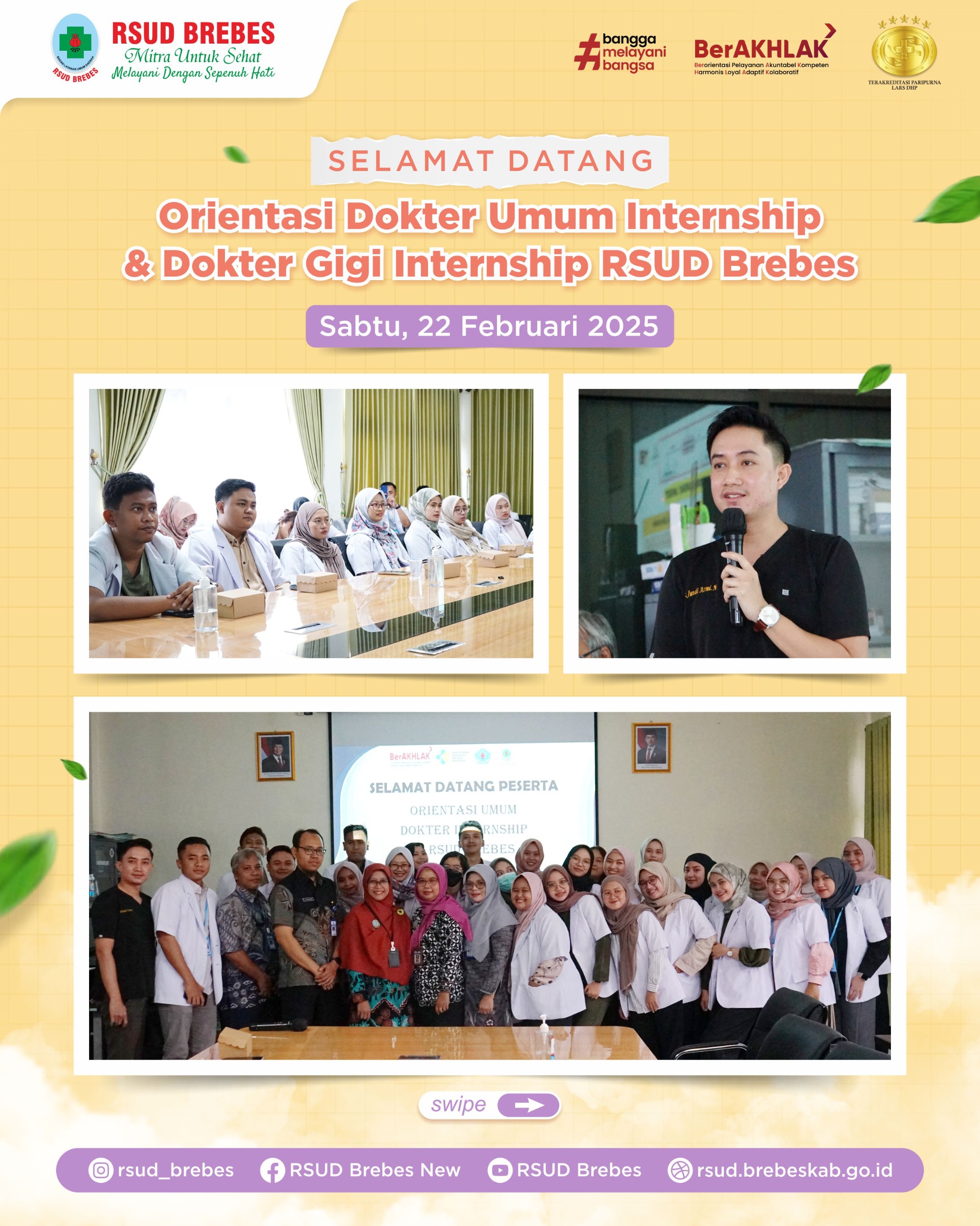 Orientasi Dokter Umum & Dokter Gigi Internship di RSUD Brebes: Membangun Fondasi Profesionalisme ...
